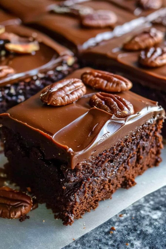 Easy Texas Turtle Sheet Cake – Recipecs