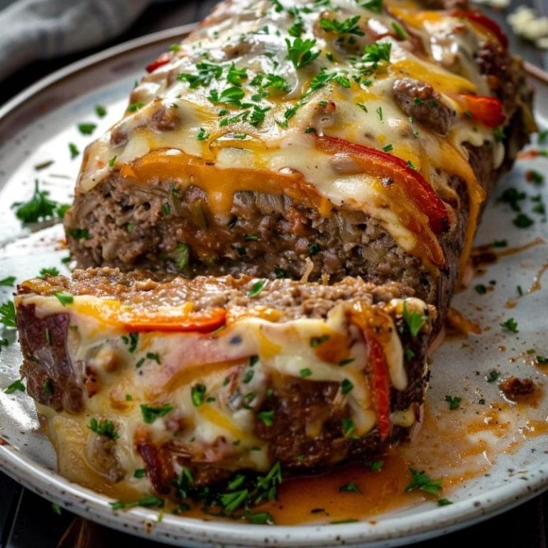 Philly Cheesesteak Meatloaf – Recipecs