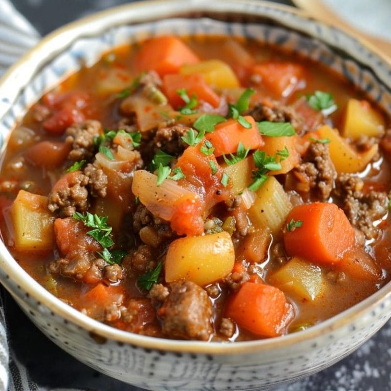 Slow Cooker Hamburger Stew Recipe – Recipecs