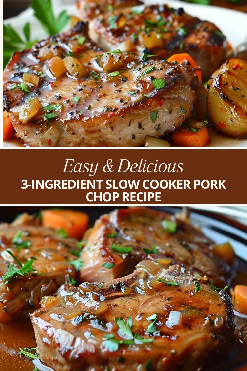 3-ingredient slow cooker pork chop recipe – Recipecs
