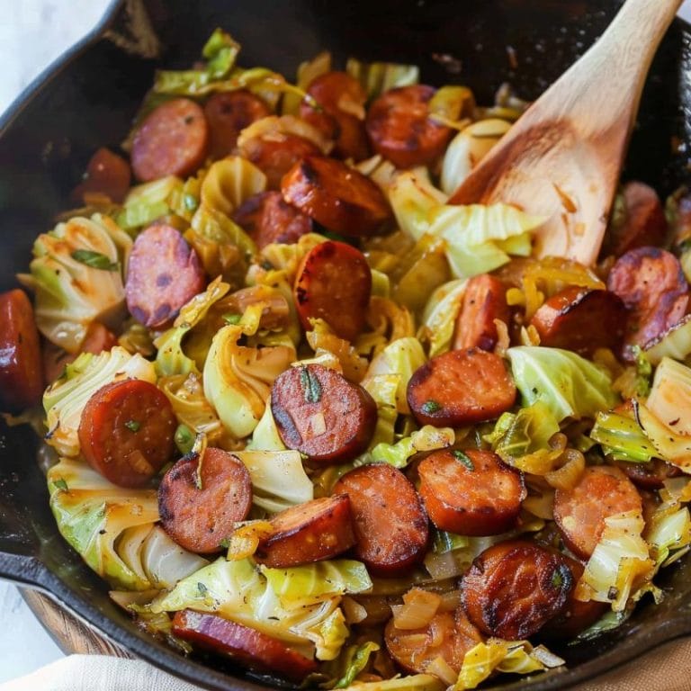 Kielbasa and Cabbage Skillet – Recipecs