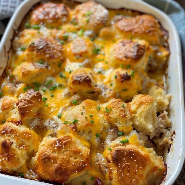Chicken Bubble Biscuit Bake Casserole – Recipecs