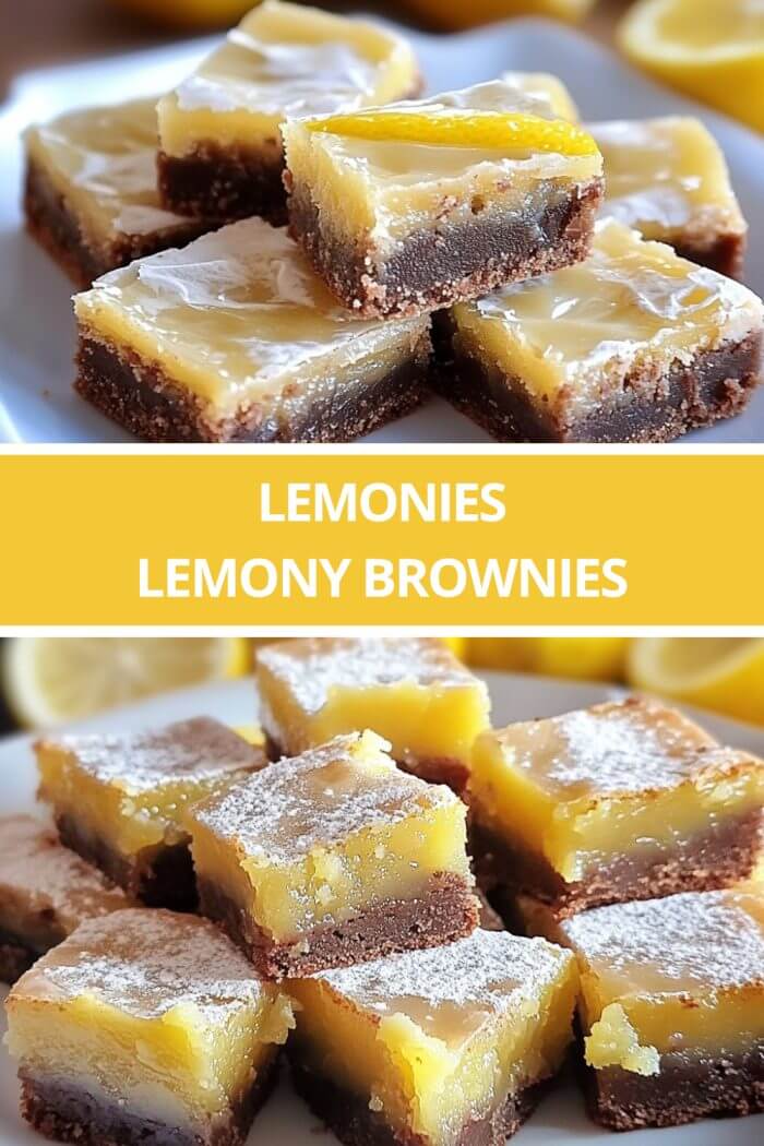 Lemonies (Lemony Brownies) – Recipecs