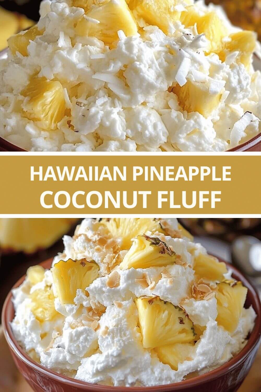 Hawaiian Pineapple Coconut Fluff – Recipecs