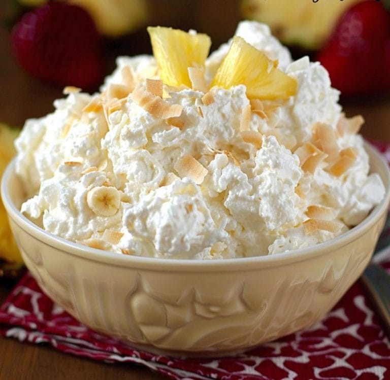 Hawaiian Pineapple Coconut Fluff – Recipecs