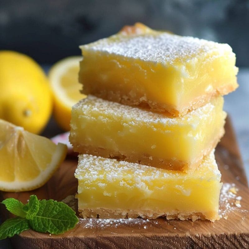 2-Ingredient Lemon Bars – Recipecs