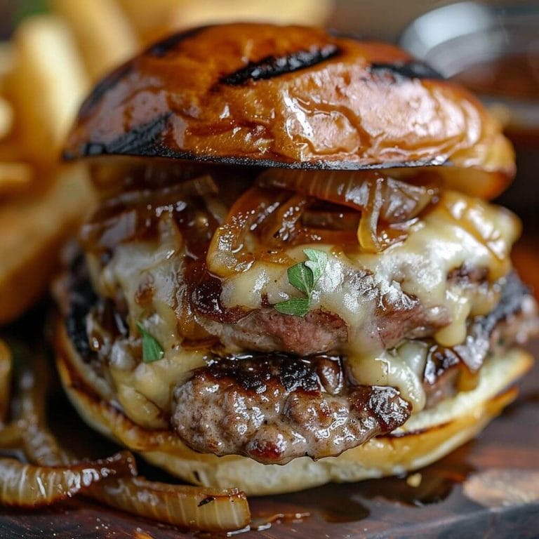 French Onion Soup Burgers – Recipecs