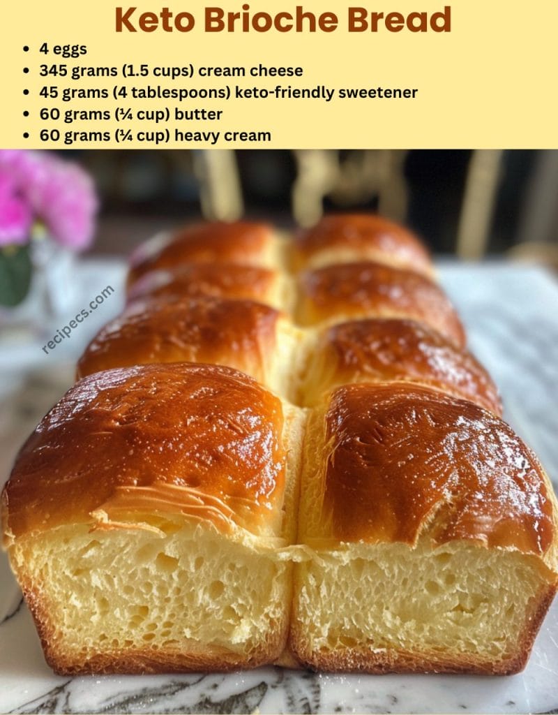Keto Brioche Bread – Recipecs