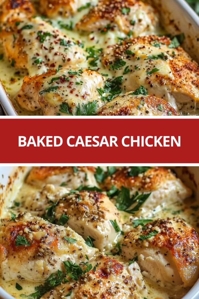 Baked Caesar Chicken – Recipecs