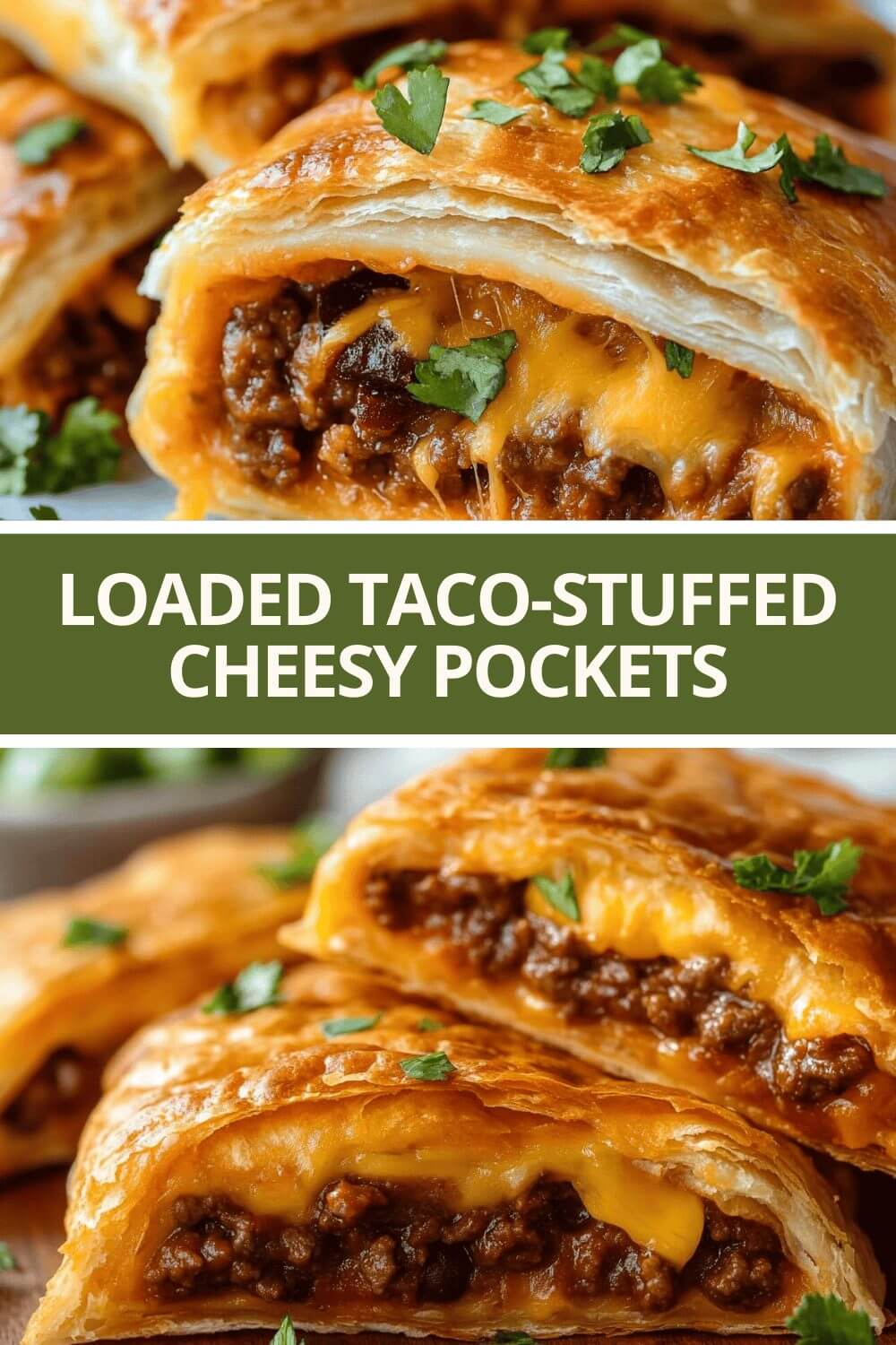 Loaded Taco-Stuffed Cheesy Pockets – Recipecs