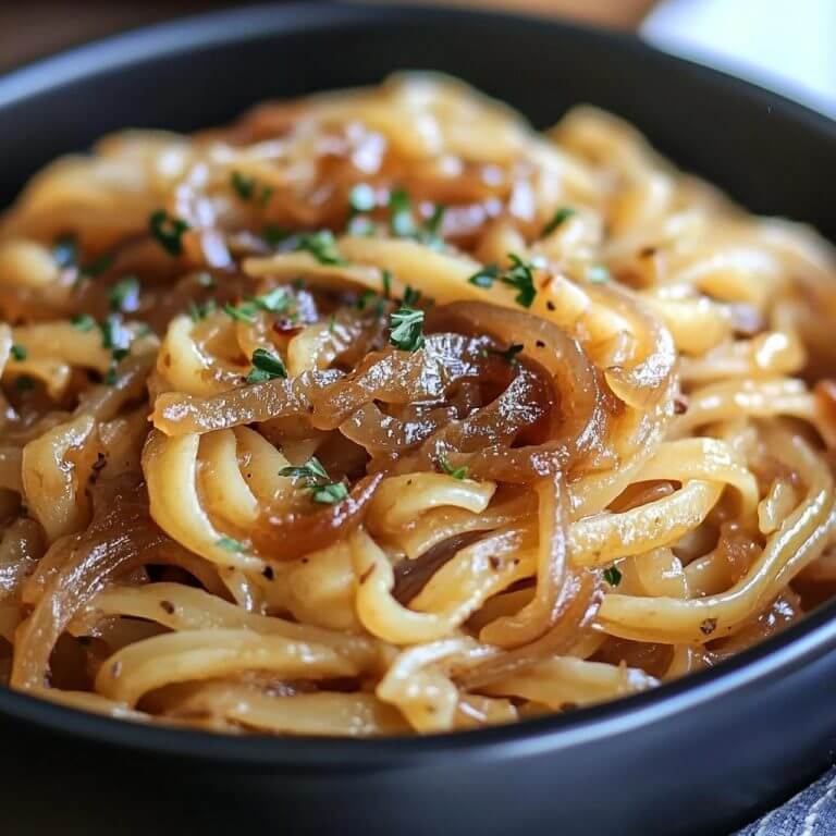 Slow Cooker Caramelized Onions Pasta – Recipecs