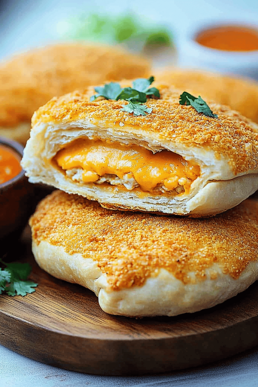 Cheesy Chicken Taco Pockets – Recipecs