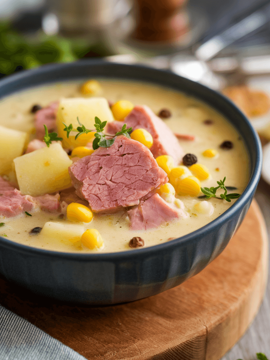 Ham And Corn Chowder Recipe – Recipecs