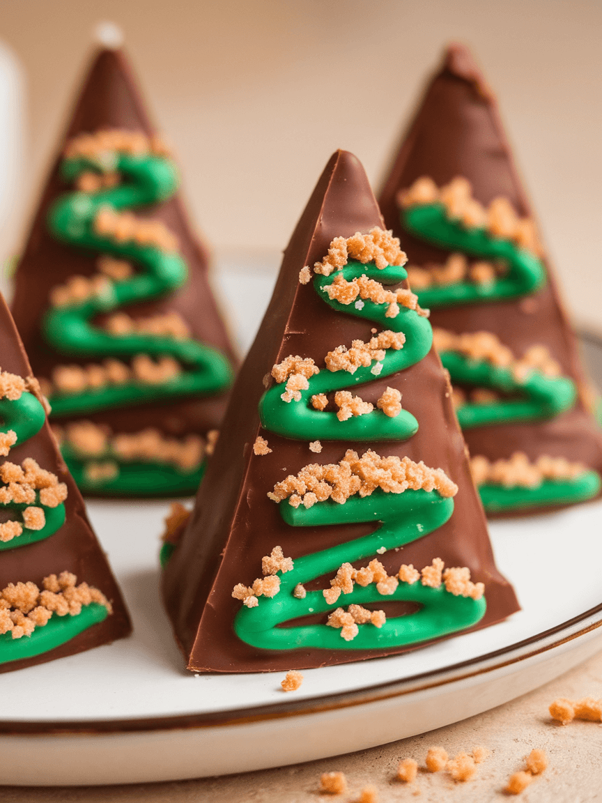 Homemade Reeses Peanut Butter Christmas Trees – Recipecs