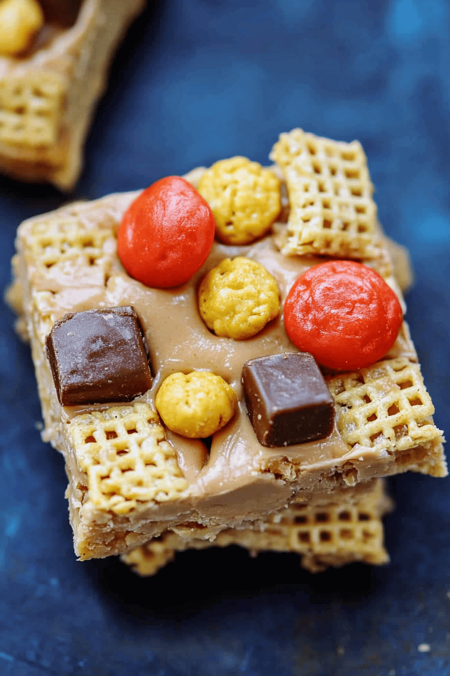 Reeses Peanut Butter Chex Bars – Recipecs