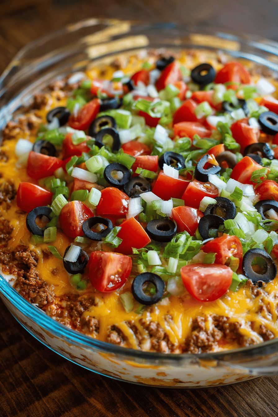 Taco Dip Recipe – Recipecs