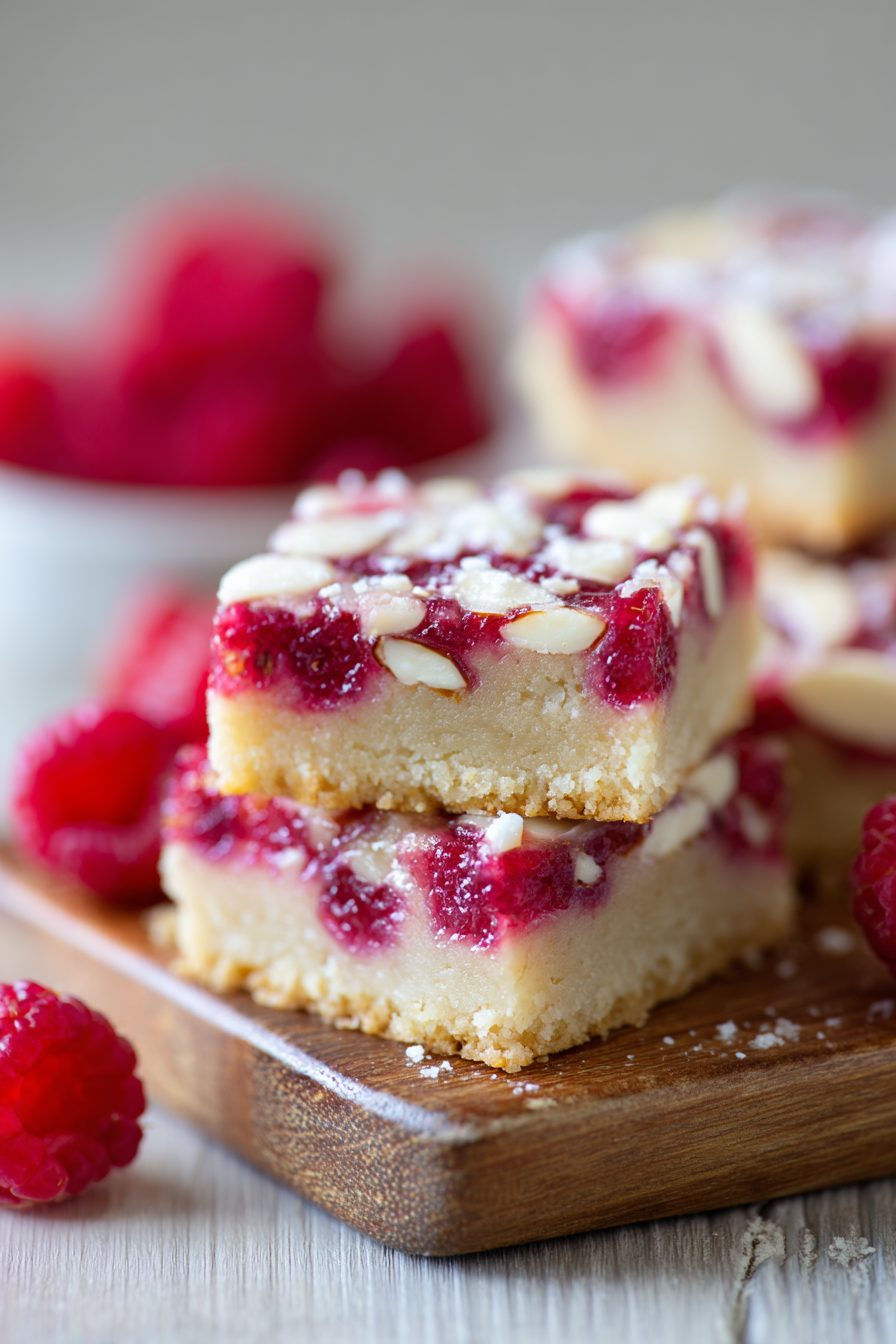 Raspberry Almond Shortbread Bars Recipe – Recipecs