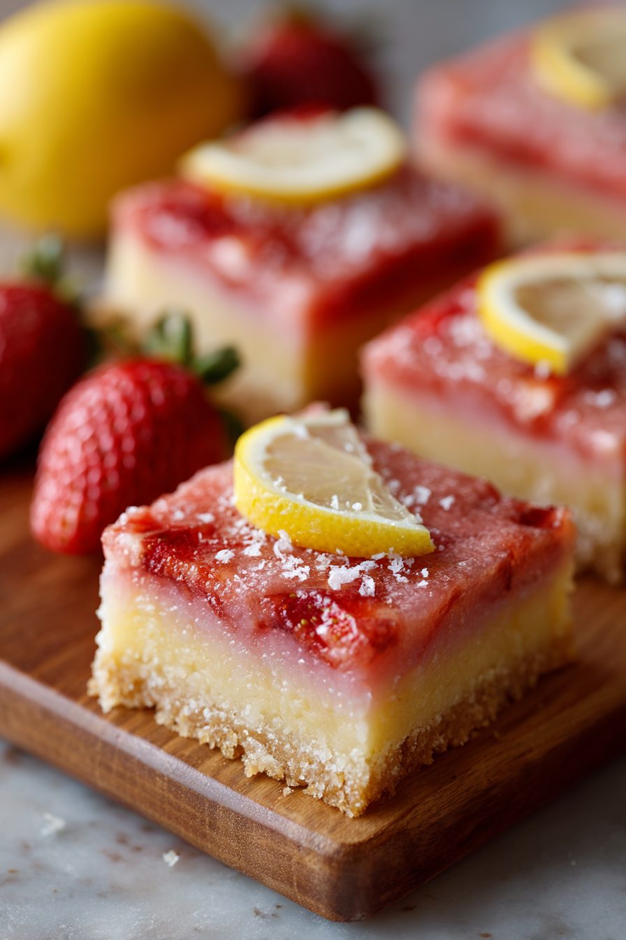 Strawberry Lemonade Bars Recipe – Recipecs